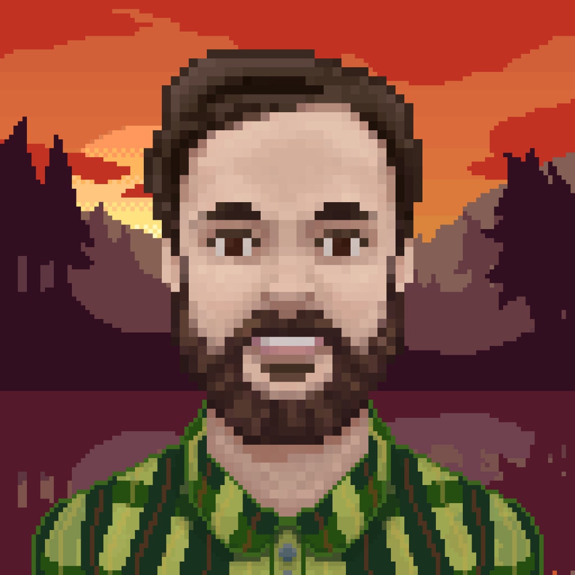 Pixel Art Profile Picture, Digital Portrait From Photo - Etsy UK