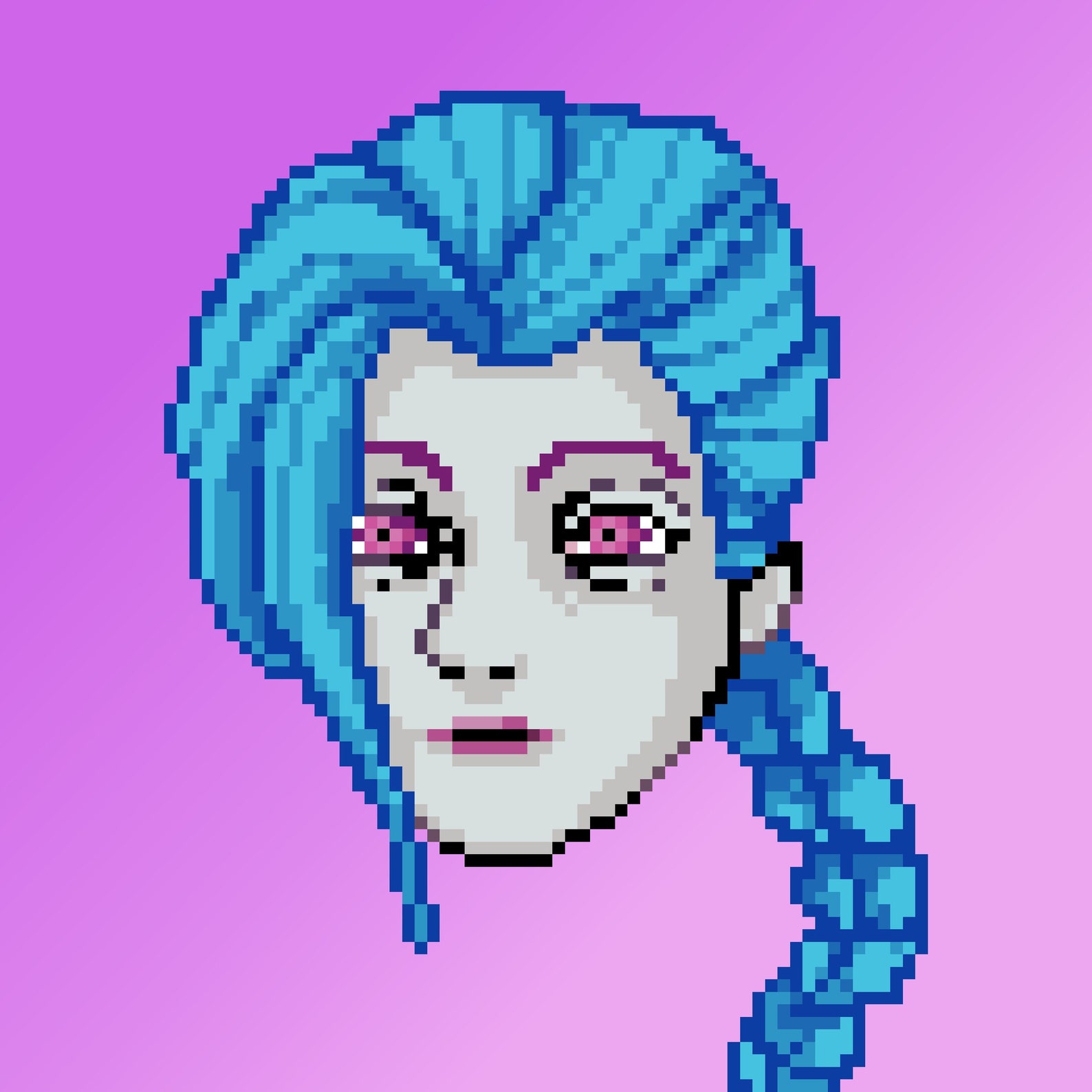 Pixel Art Portrait Profile Icon in Normal or Synthwave Style - Etsy Canada
