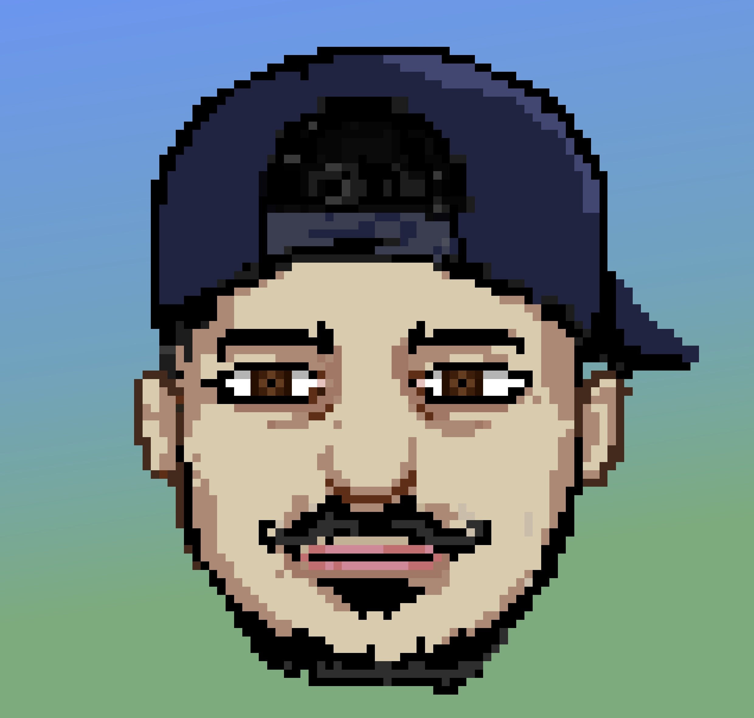 Pixel Art Portrait Profile Icon in Normal or Synthwave Style - Etsy Canada