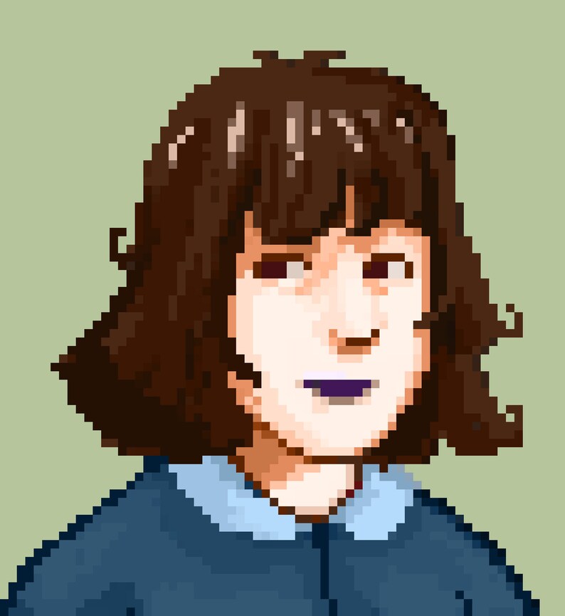 Pixel Art Profile Picture, Digital Portrait From Photo - Etsy