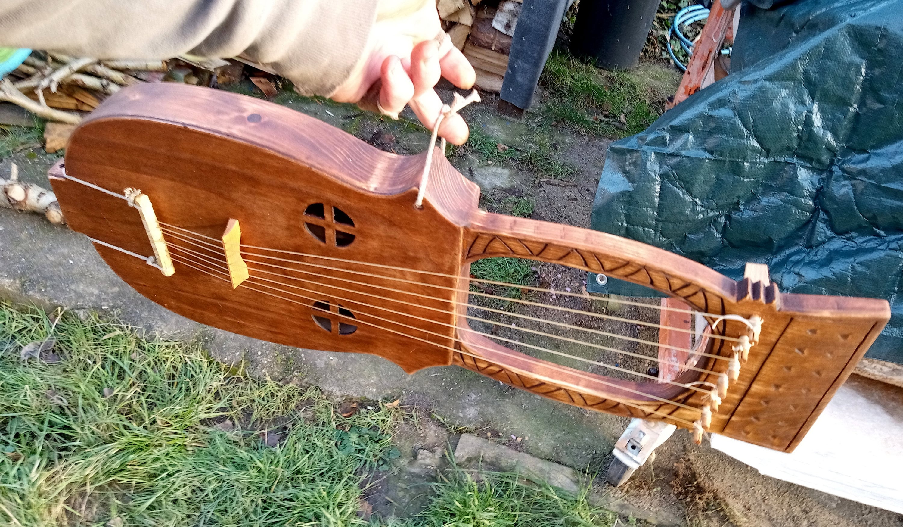 Kravik Lyre, medieval lyre, Mittelalter Leier, Norway, Norwegen ...