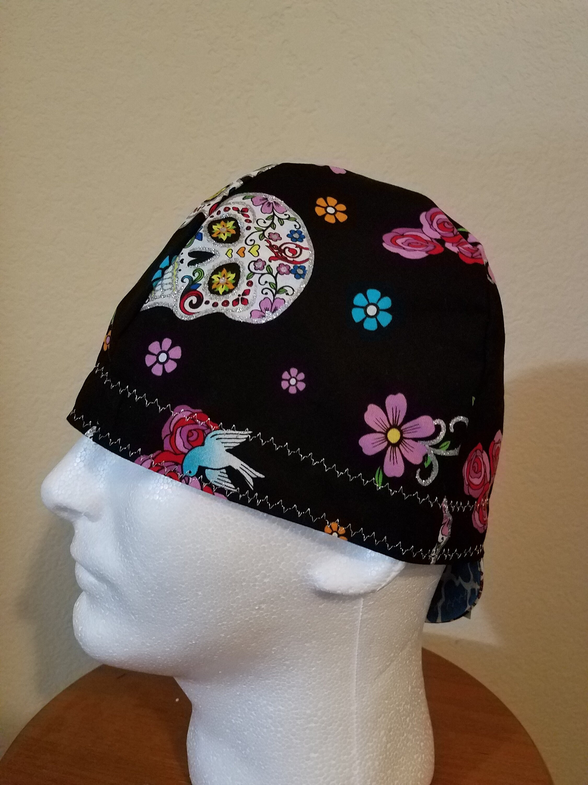 Skull Welding Caps, Candy Skulls Welding Caps - Etsy