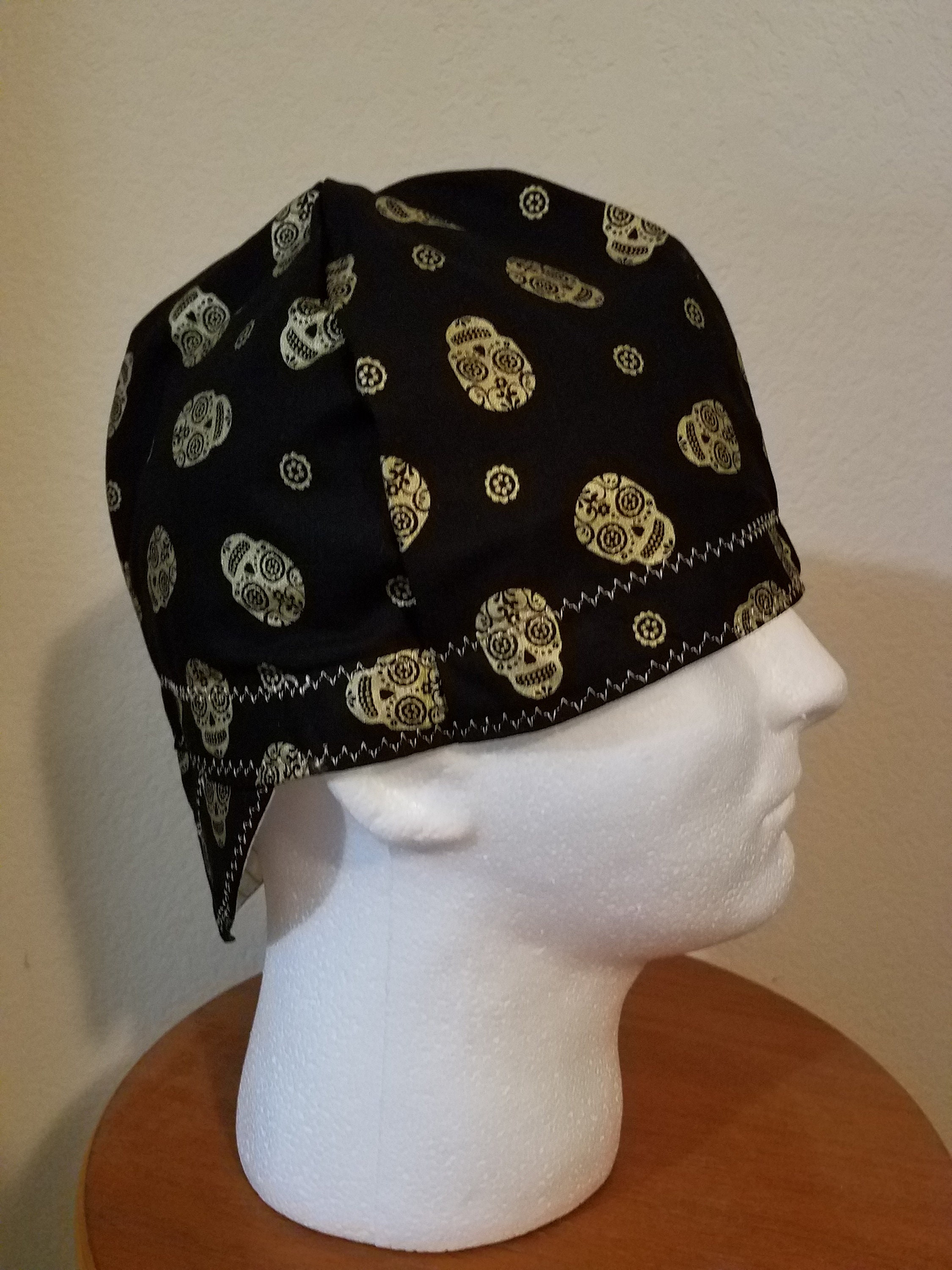 Skull Welding Caps, Candy Skulls Welding Caps - Etsy