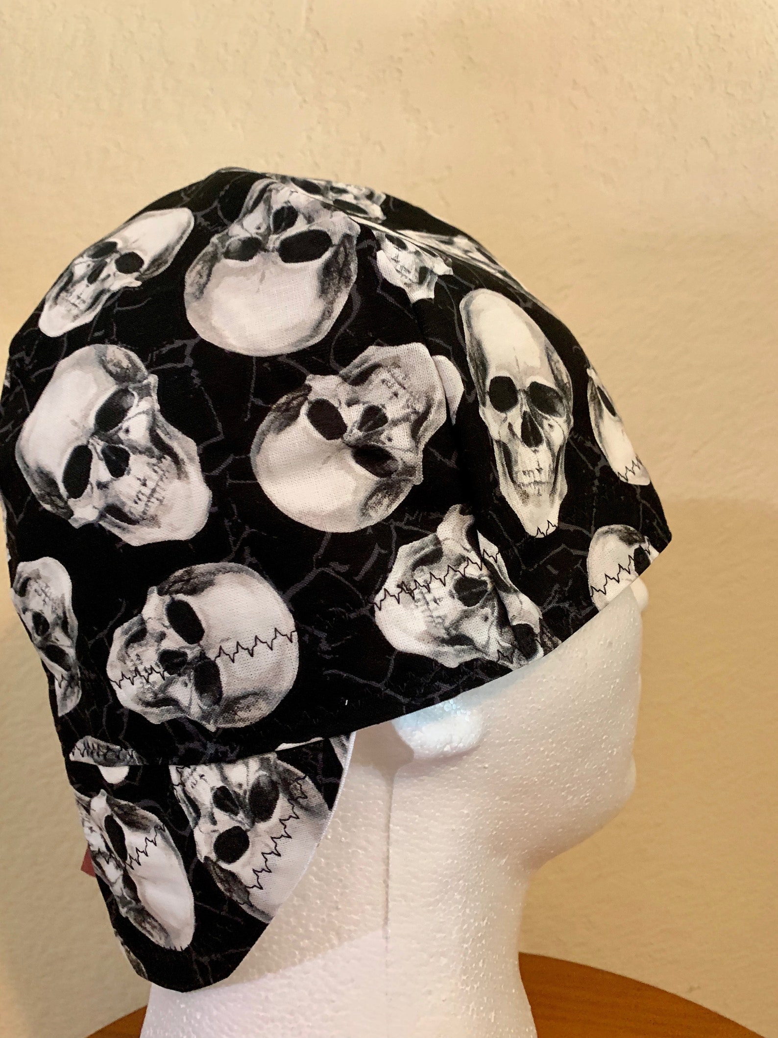 Skull Welding Caps, Candy Skulls Welding Caps - Etsy