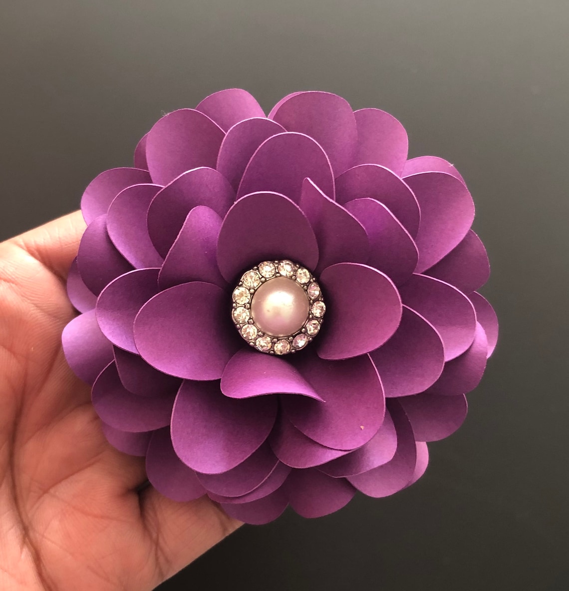 Paper Flower Template Small Flowers for DIY Projects Pdf - Etsy