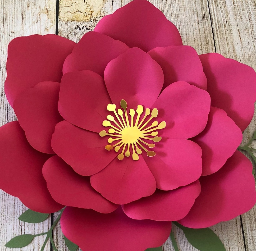 Paper Flowers Template for Large Paper Flowers and Giant Flowers Wall ...