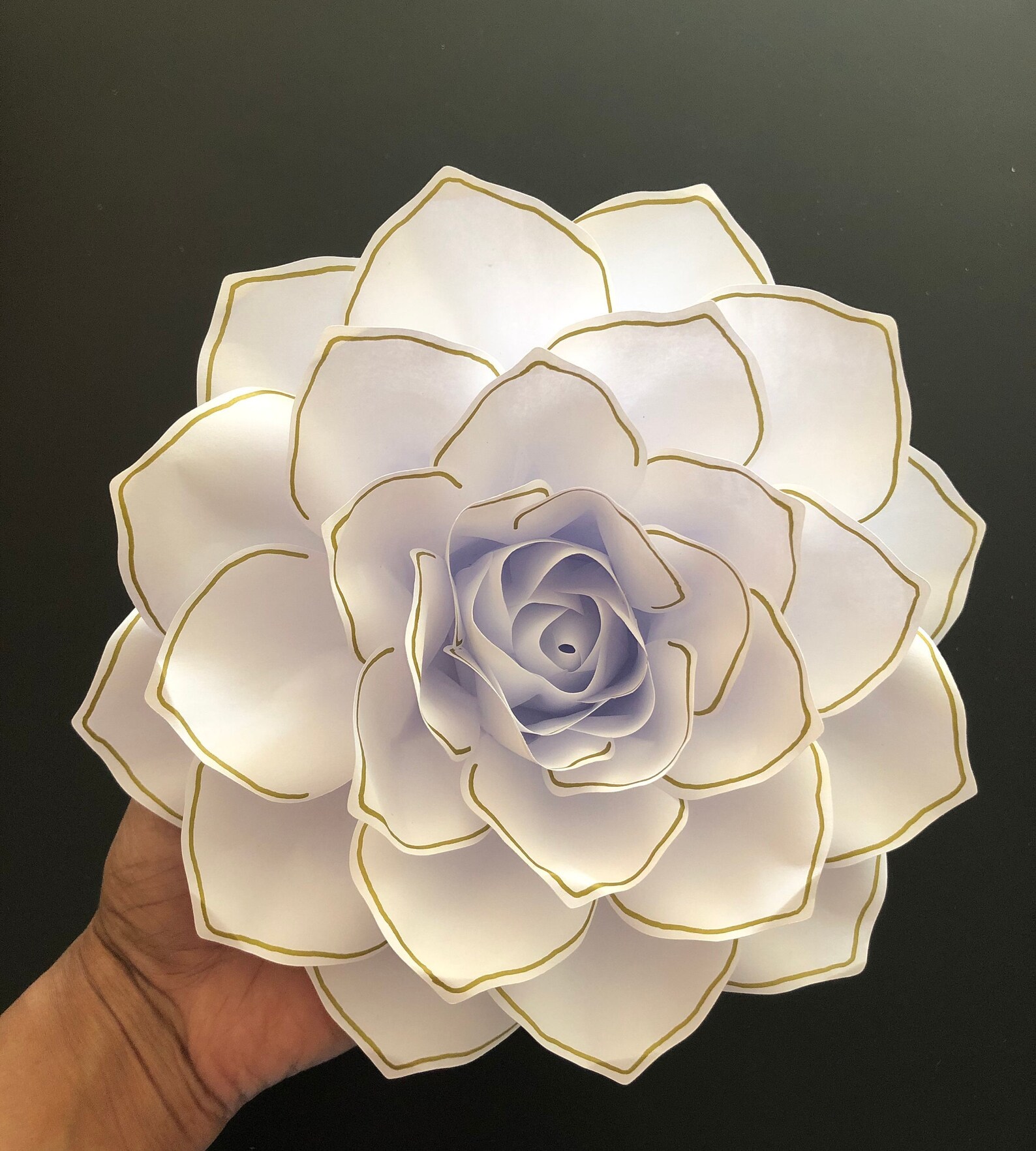 Small Paper Flowers Small Rose Template for DIY Crafting - Etsy