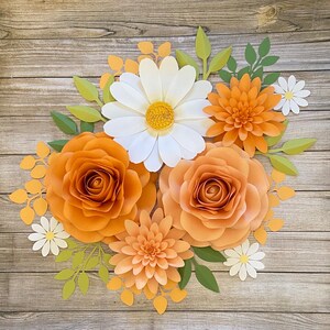 Paper Flowers Template Bundle - Etsy