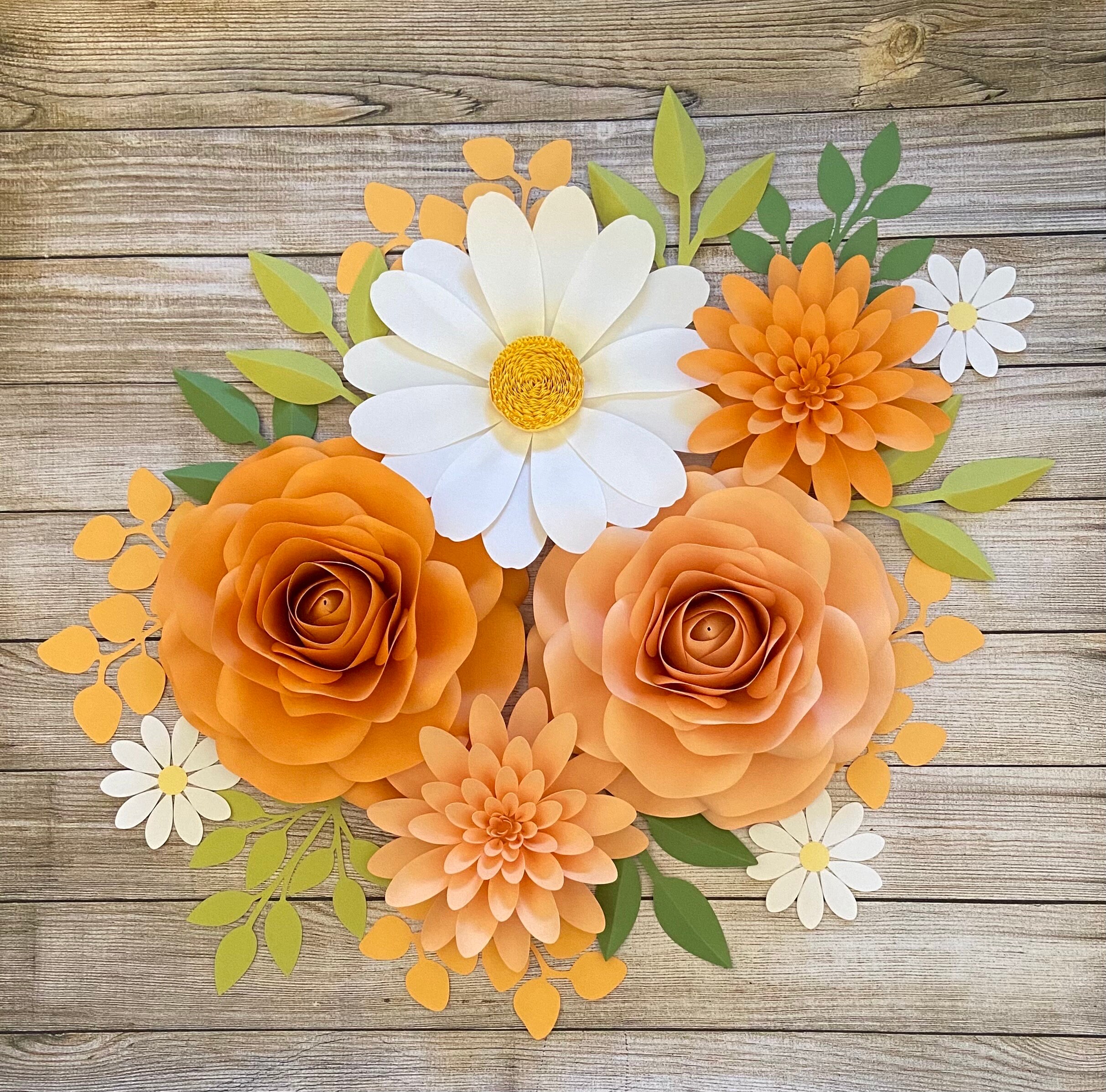 Paper Flowers Template Bundle - Etsy