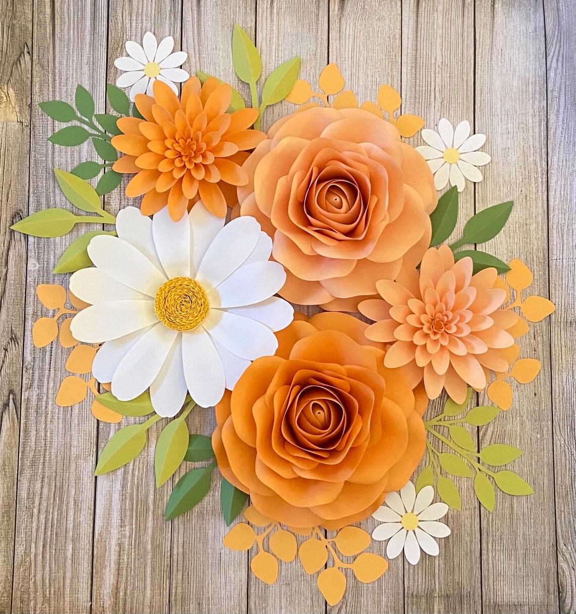 Paper Flowers Template Bundle - Etsy