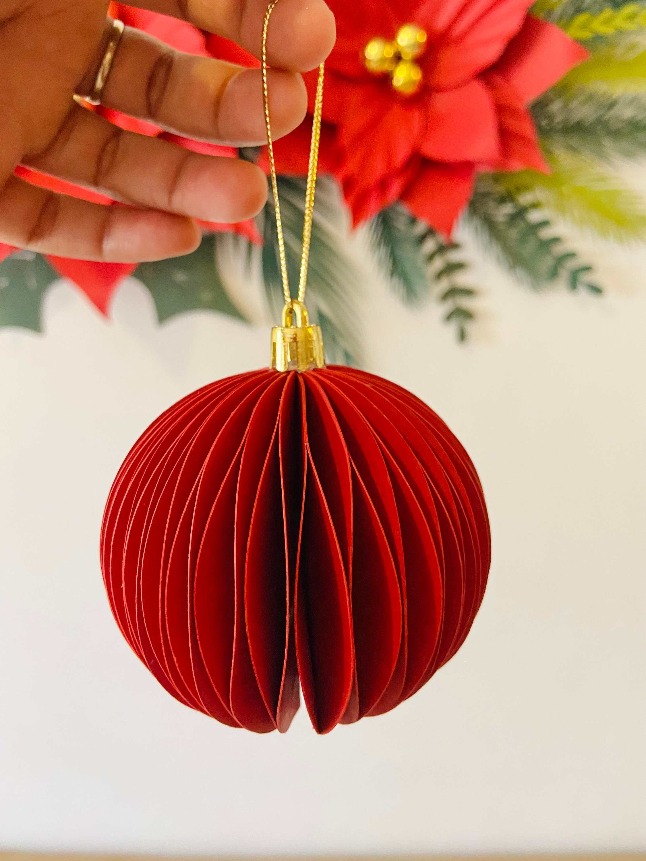 3D Paper Christmas Tree & Ornament SVG Template (digital Download) - Etsy