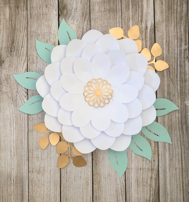 Paper Flowers Template for Large Paper Flowers and Giant - Etsy