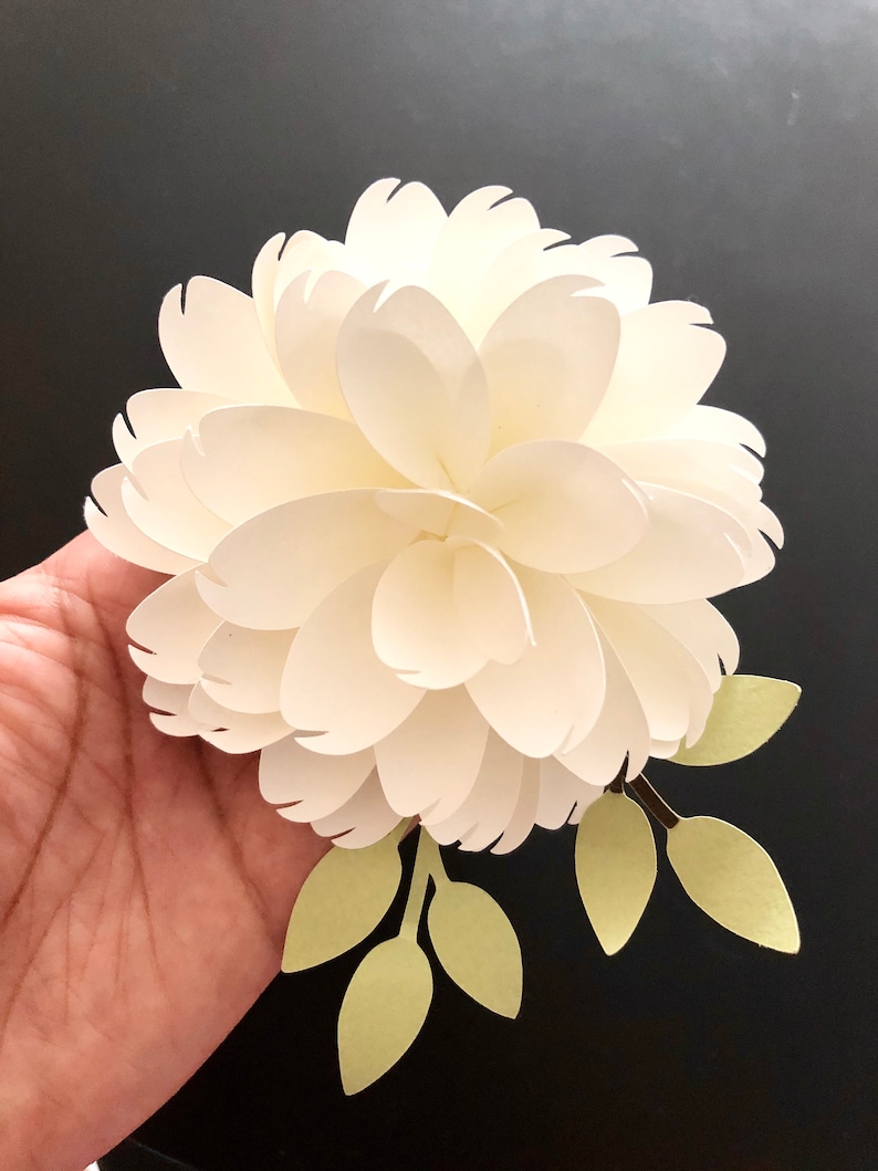 Paper Flower Template Small Flowers for DIY Projects Pdf - Etsy