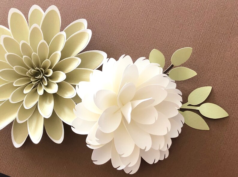 Paper Flower Template Small Flowers for DIY Projects Pdf - Etsy