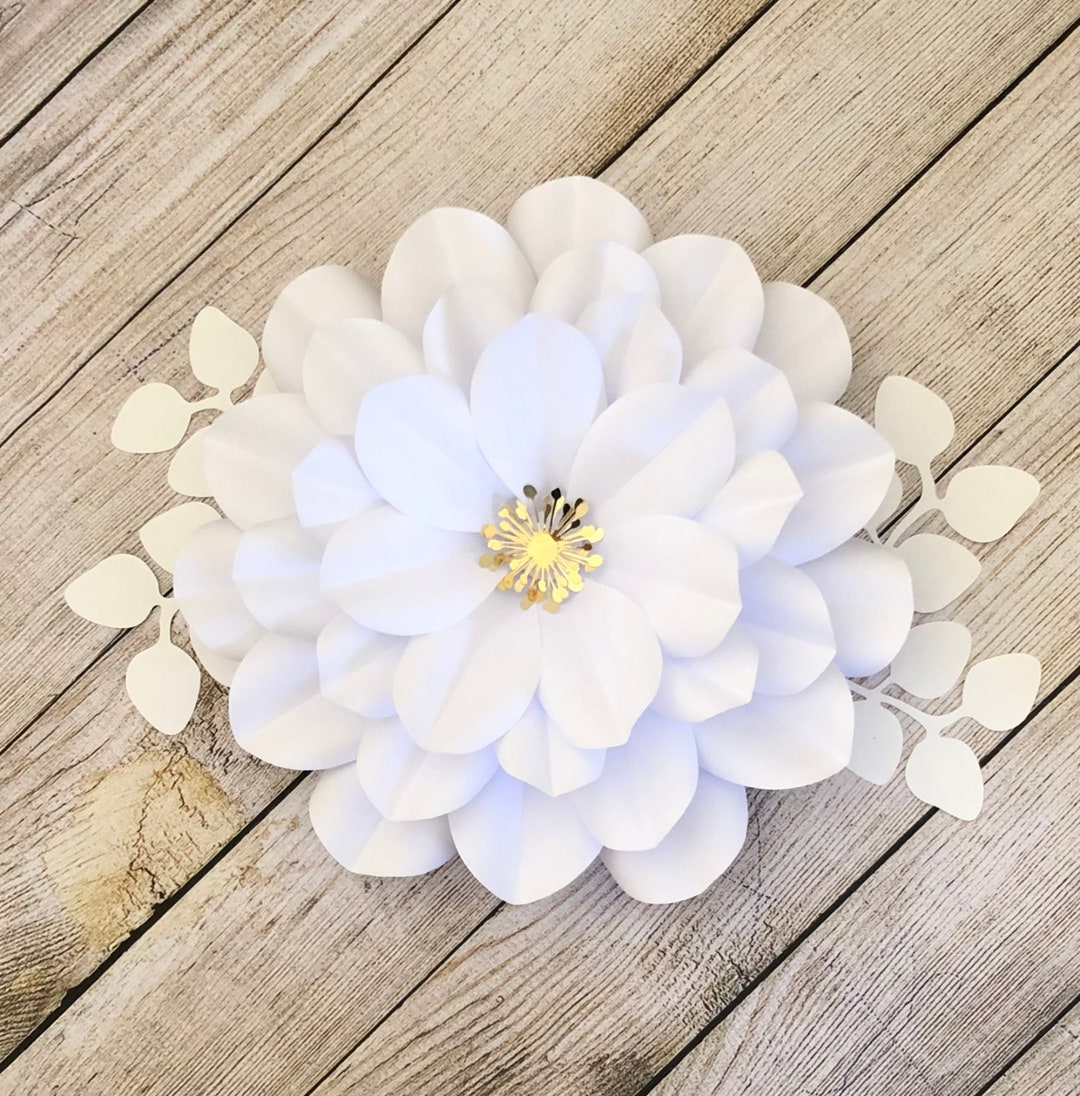 PDF Paper Flower Template - DIY Paper Flower for Event Décor and ...