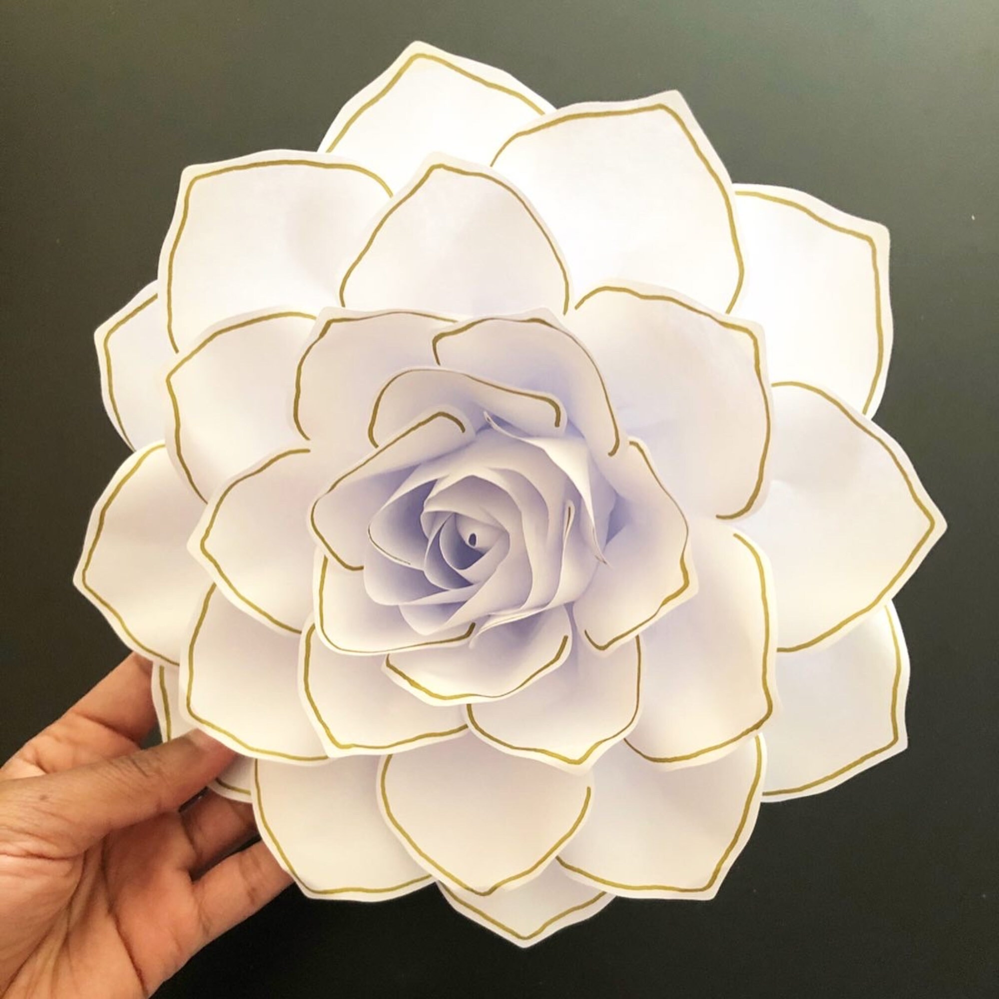 Small Paper Flowers Small Rose Template for DIY Crafting | Etsy