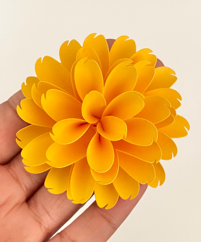 Paper Flower Template Small Flowers for DIY Projects Pdf - Etsy