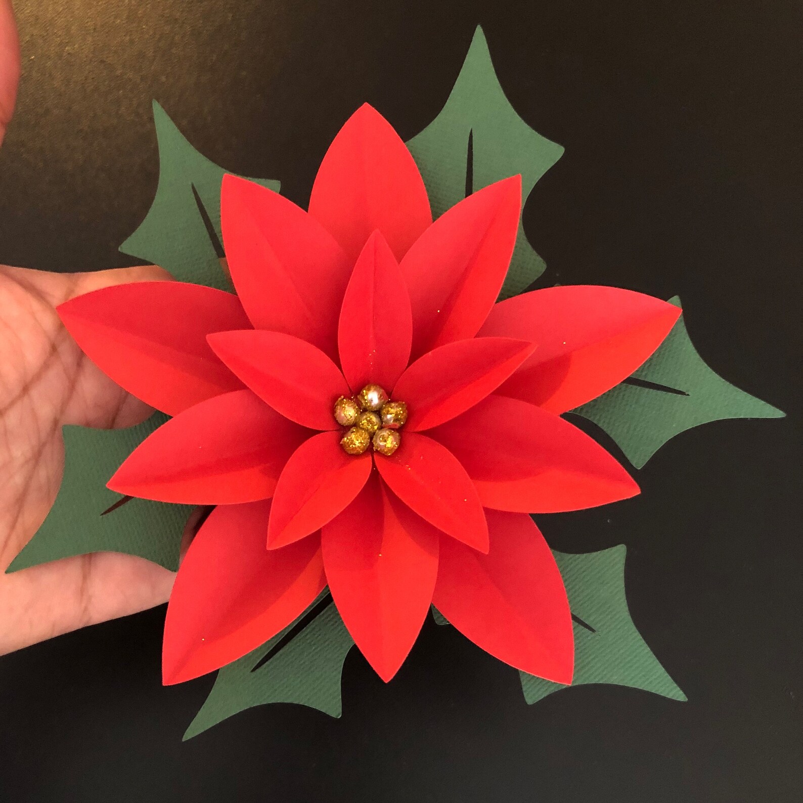 Paper Flowers Template Christmas Tree Decor DIY Holiday - Etsy