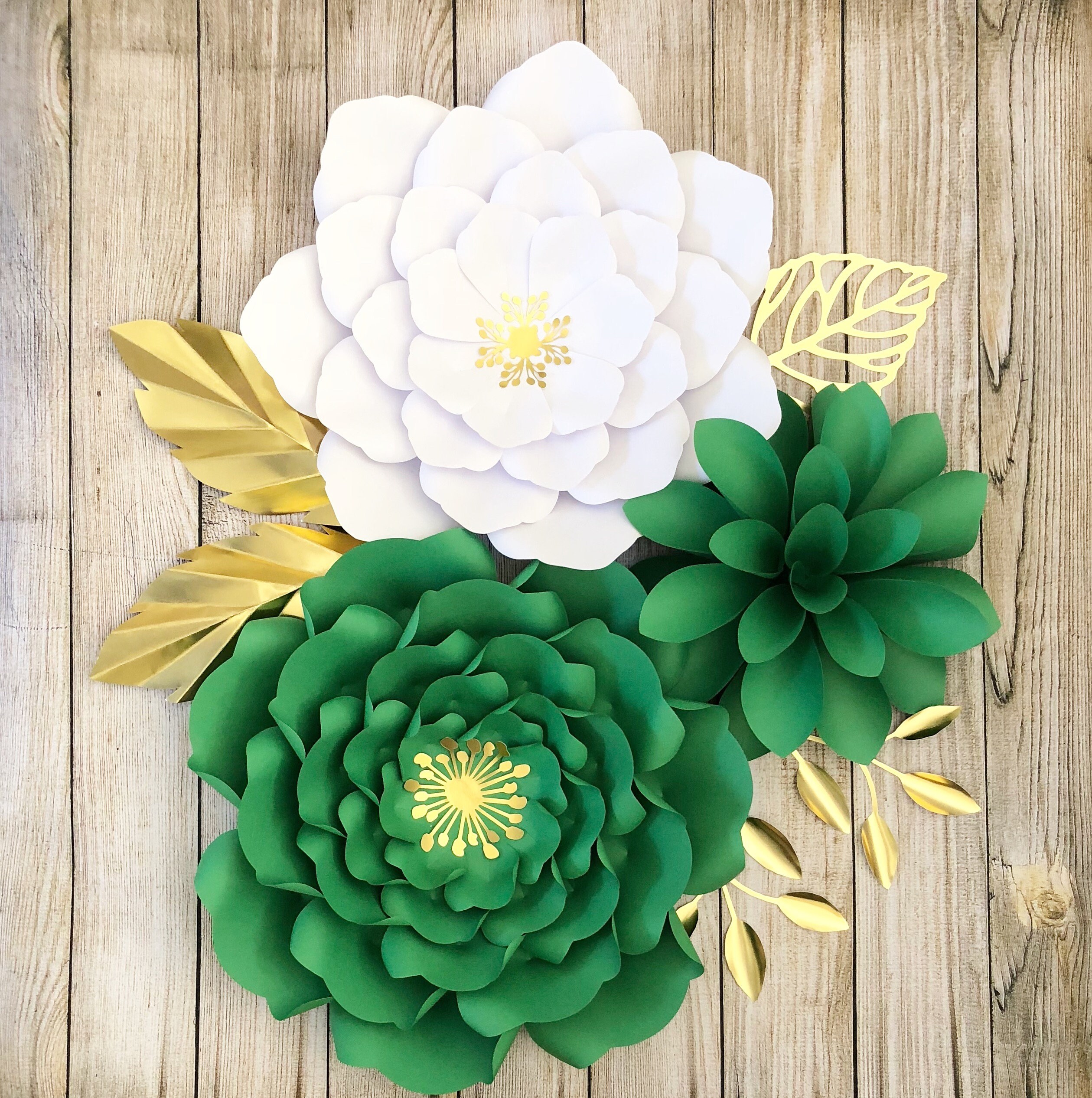 Paper Flowers Template for Large Paper Flowers and Giant | Etsy