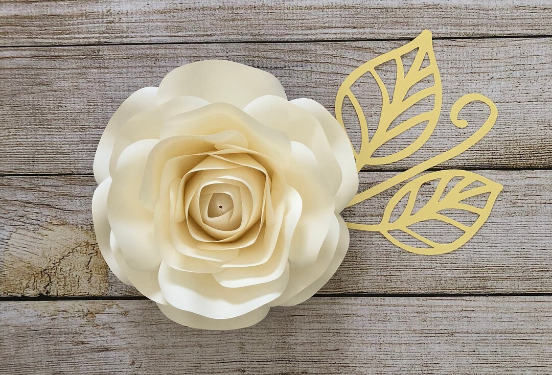DIY Paper Rose Template: Extra Small Rose Decor (PDF Pattern) - Etsy