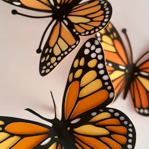 Monarch Butterfly SVG: Cricut & Silhouette Cut File (digital Download ...