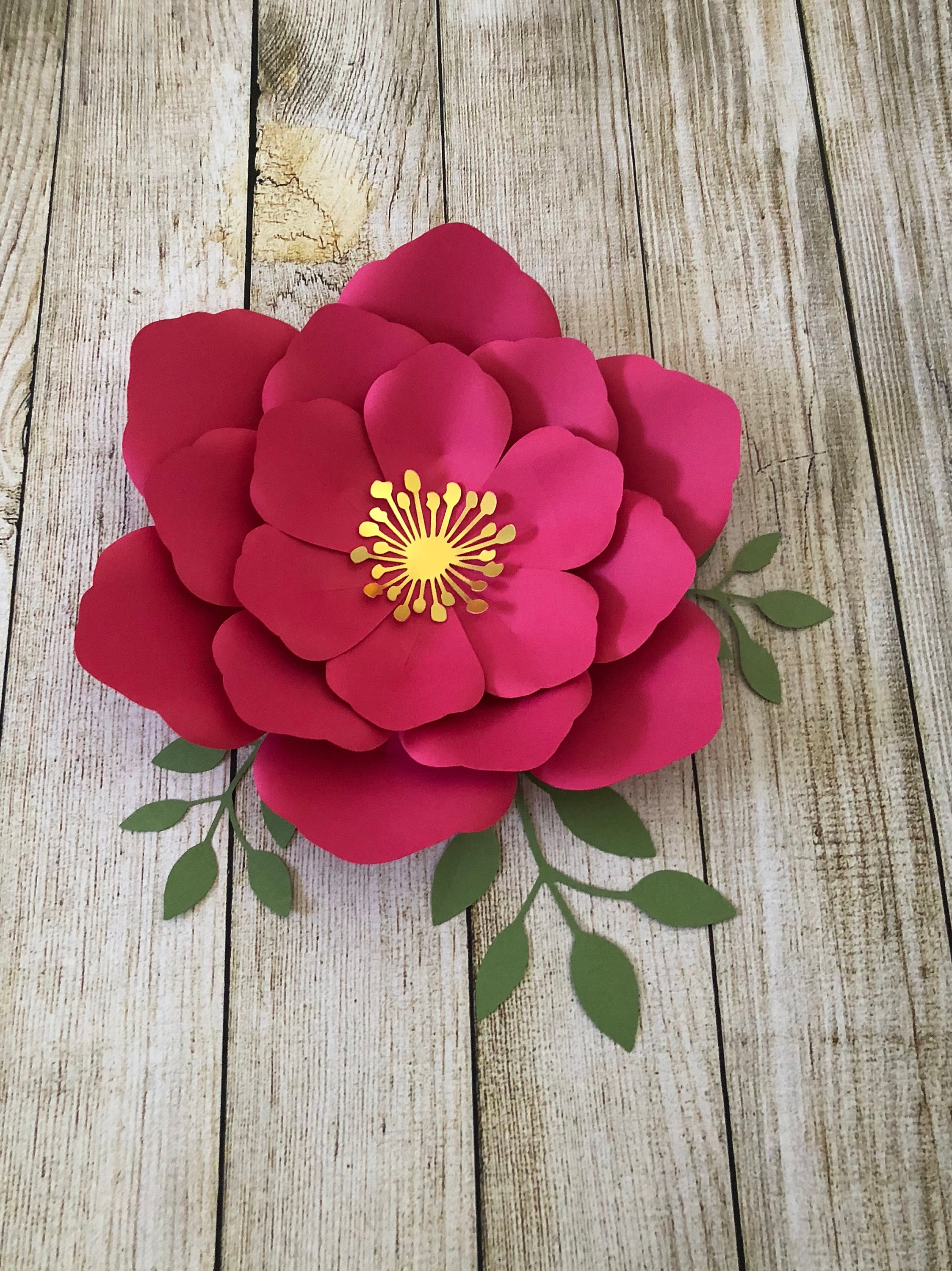 Paper Flowers Template for Large Paper Flowers and Giant | Etsy