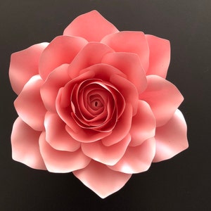 Small Paper Flowers Small Rose Template for DIY Crafting - Re-sizable ...