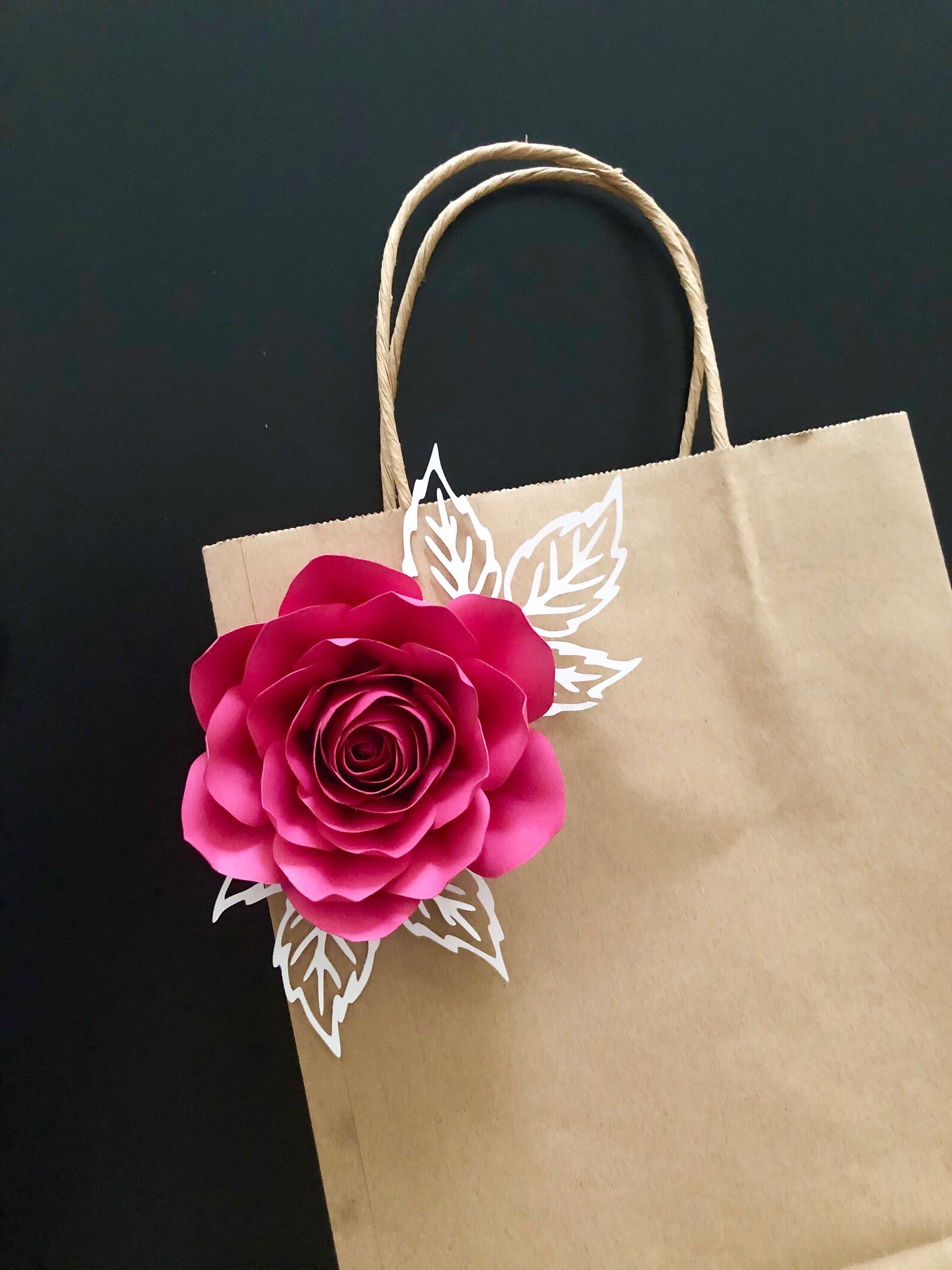 Small Paper Flowers Small Rose Template for DIY Crafting - Etsy