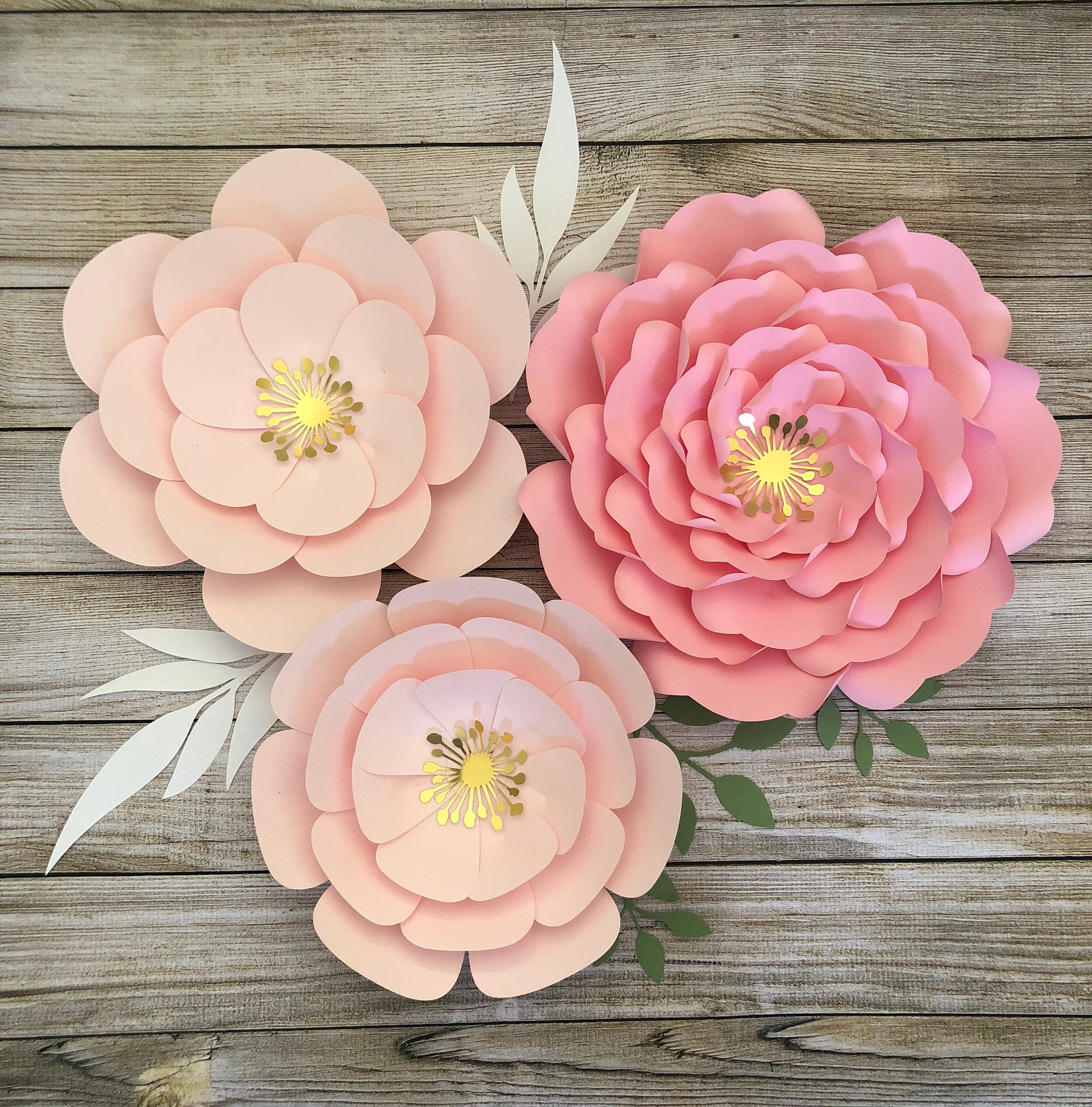 PDF Paper Flower Template DIY Paper Flower for Event Decor - Etsy