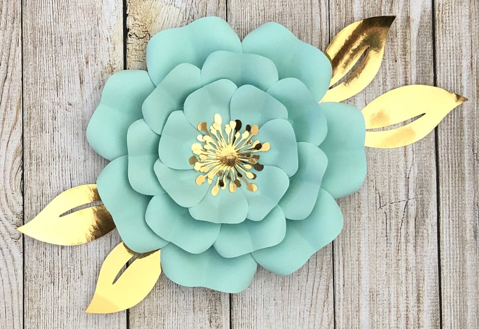 DIY Paper Flower Template: Printable Trace & Cut Files (PDF) - Etsy