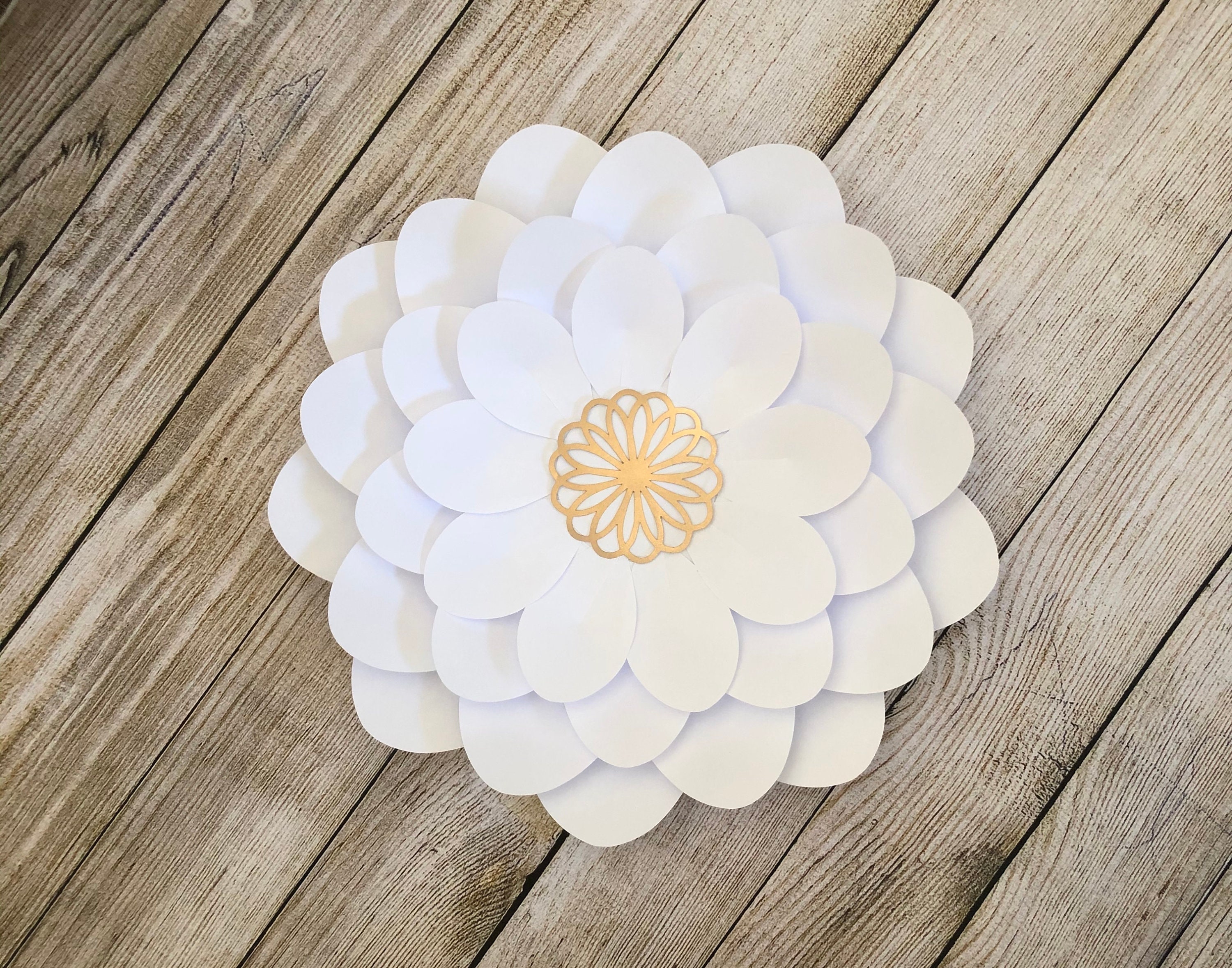 Paper Flowers Template for Large Paper Flowers and Giant - Etsy