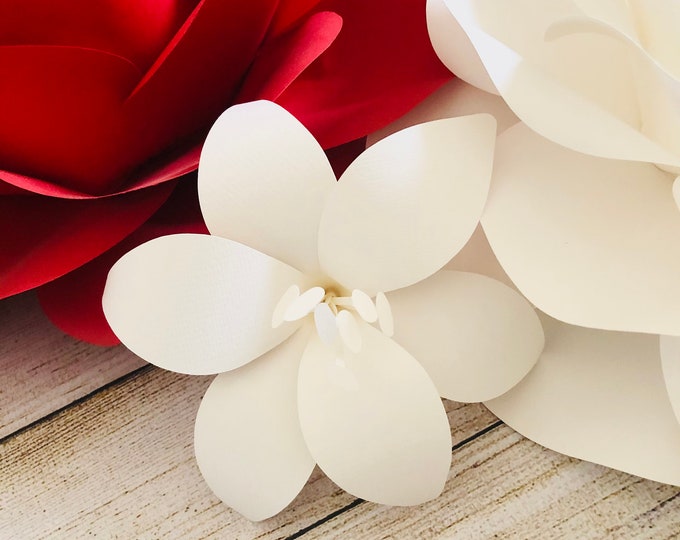 Lily Paper Flower Small Paper Flowers for DIY Projects Pdf - Etsy