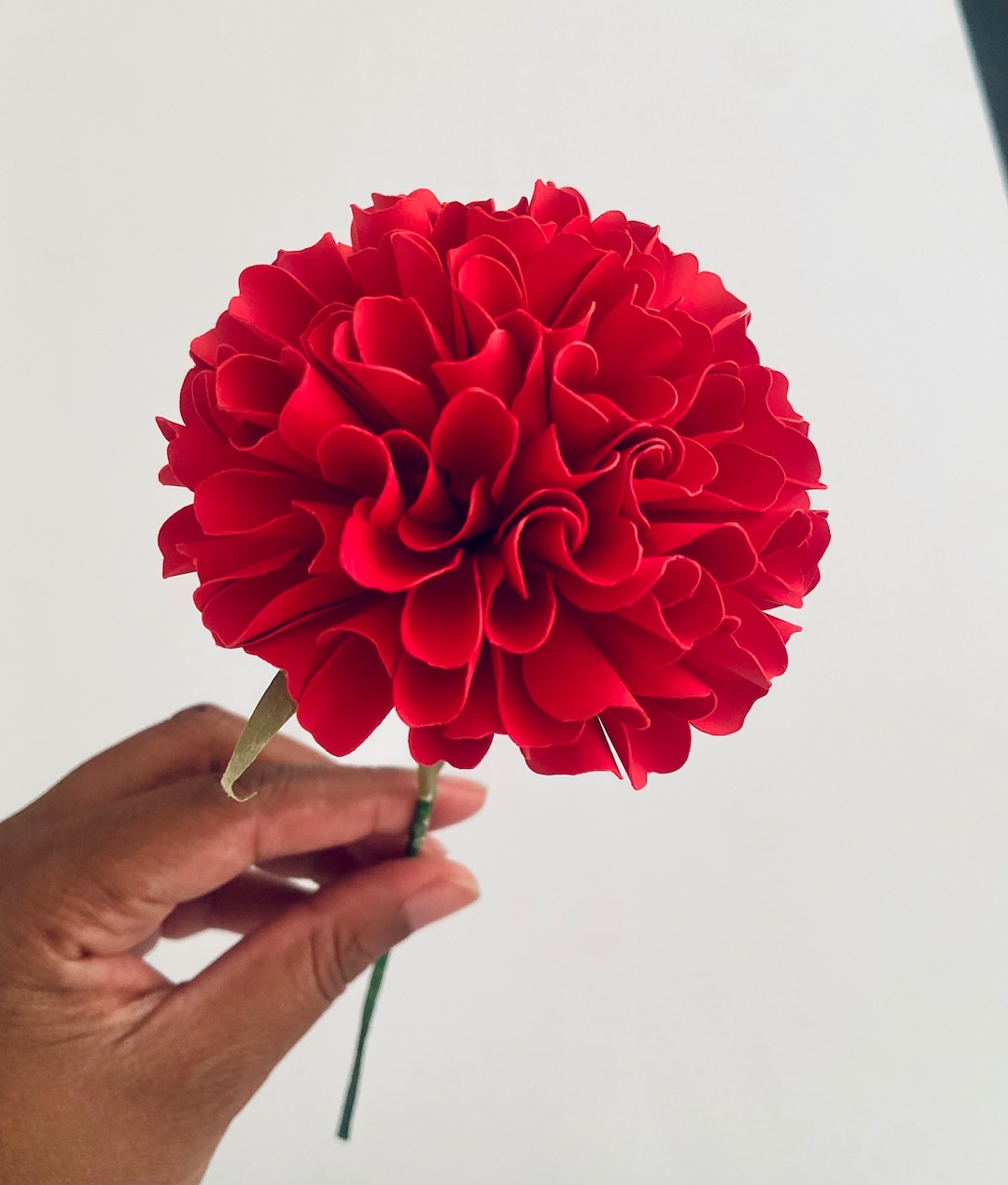 Paper Carnation Template: Small DIY Flowers, SVG, Studio3 (digital ...