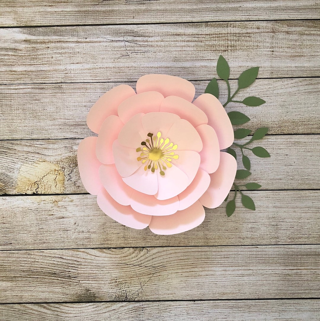 PDF Paper Flower Template DIY Paper Flower for Event Decor and Wedding ...