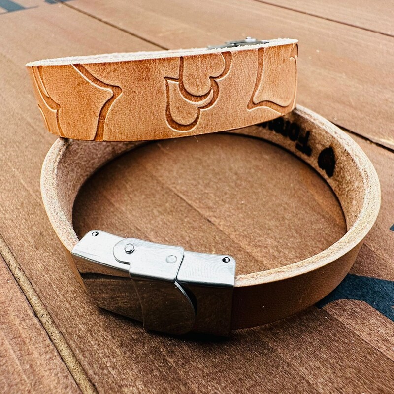 Embossed Bracelet - Etsy