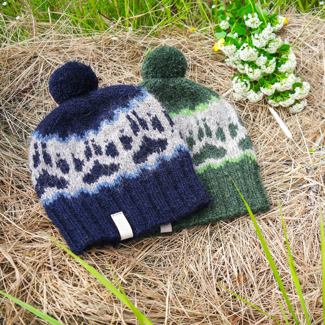 Bear Paws Hat Knitting Pattern Knitting Pattern Pdf File | Etsy