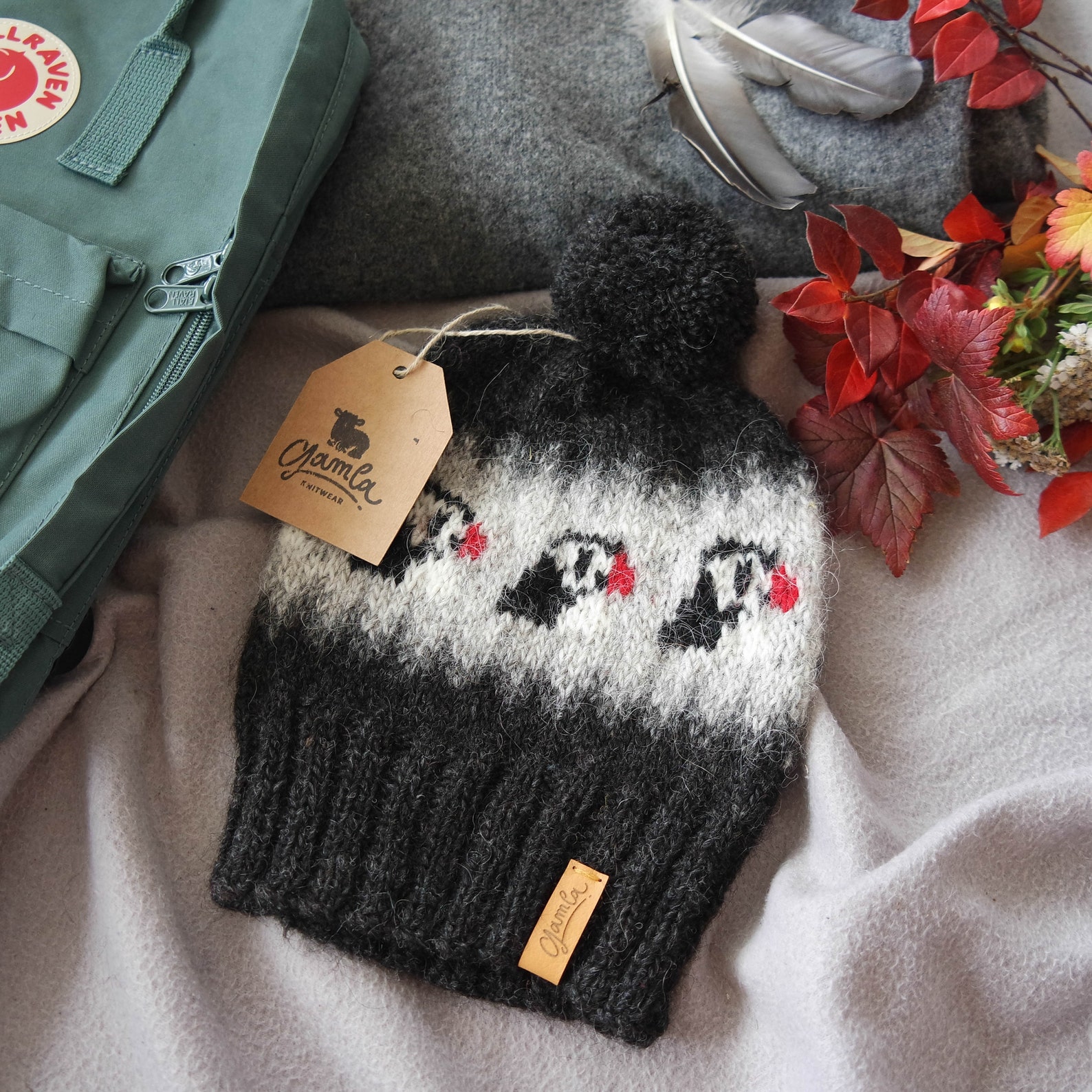 Puffin Hat Obsession Knitting Pattern. Pattern for Beautiful Hat With ...