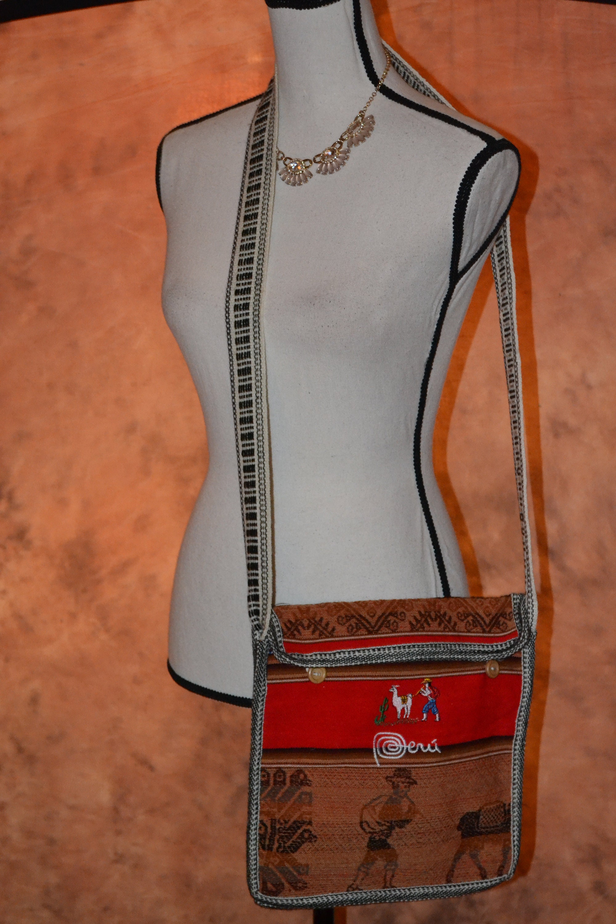 Peruvian Crossbody Bag Embroidered Incan Carpet Bag Shoulder | Etsy