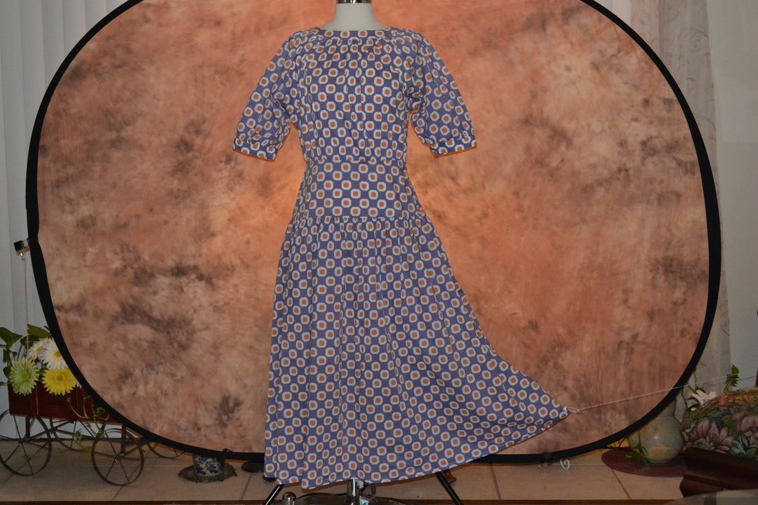 Cotton Quaker Dress Women's Retro Maiden Prairie Frock - Etsy