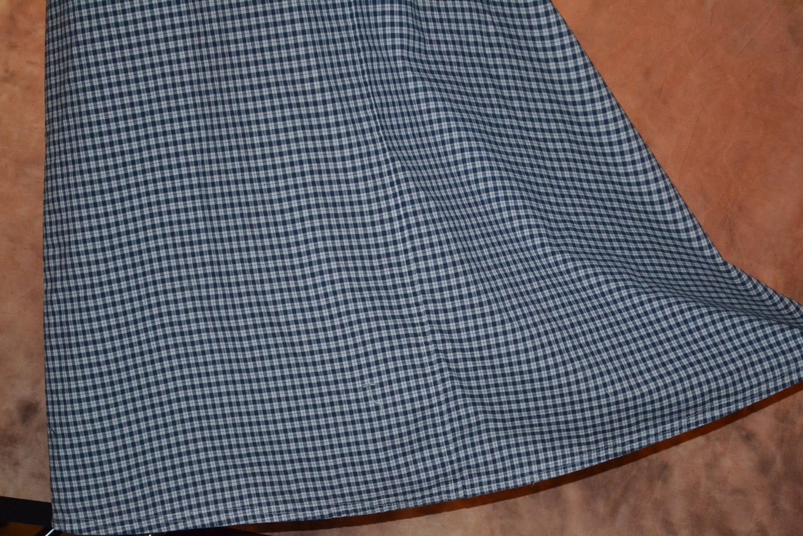 Old Fashioned Pinafore Women's Vintage Calico Navy Blue | Etsy