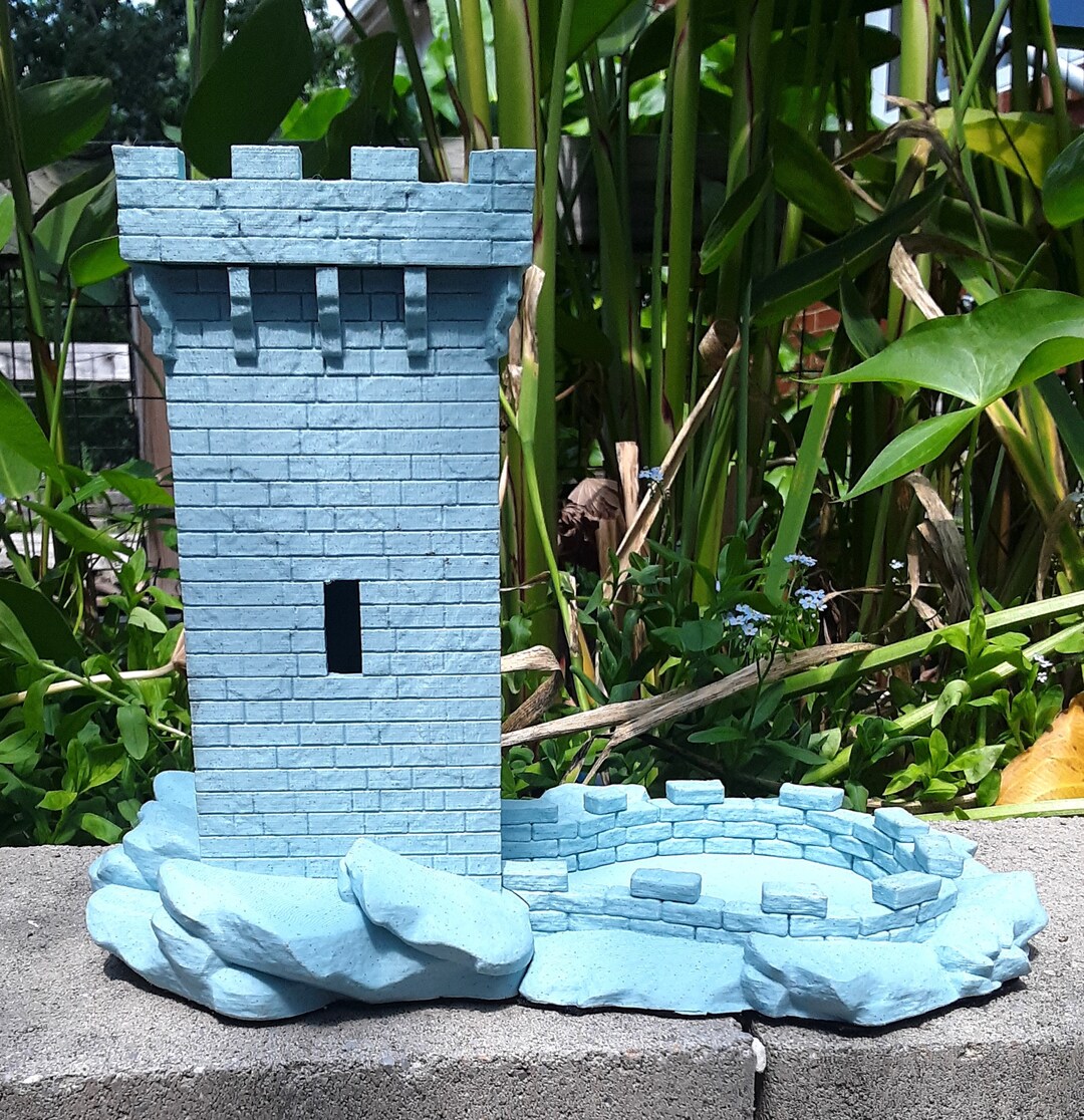 3d Printed Castle Dice Tower - Etsy