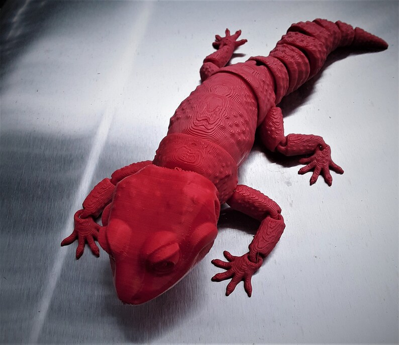 Articulated 3d Printed Leopard Gecko / Made to Order - Etsy