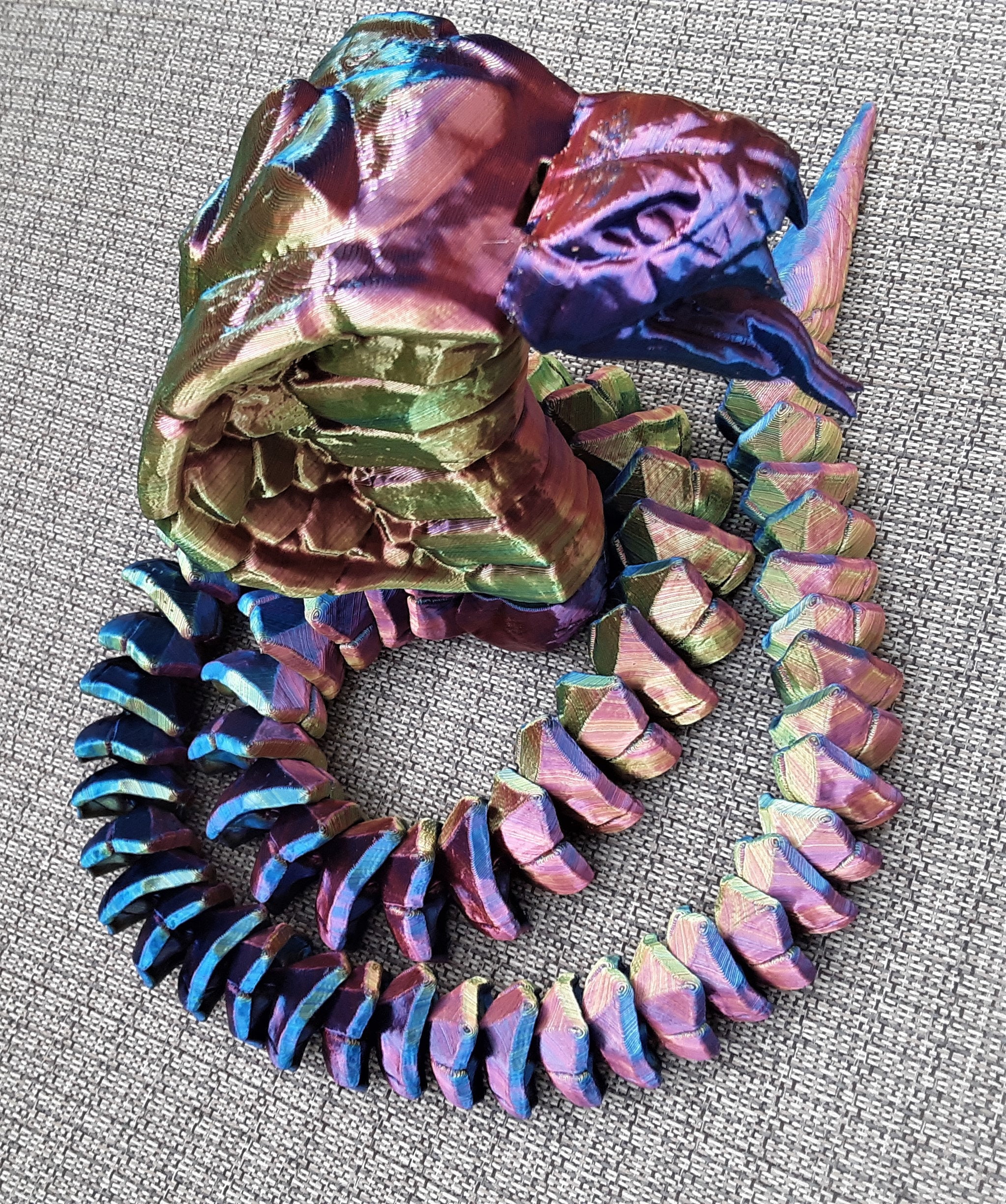 3d Printed Articulated Cobra / Made to Order - Etsy