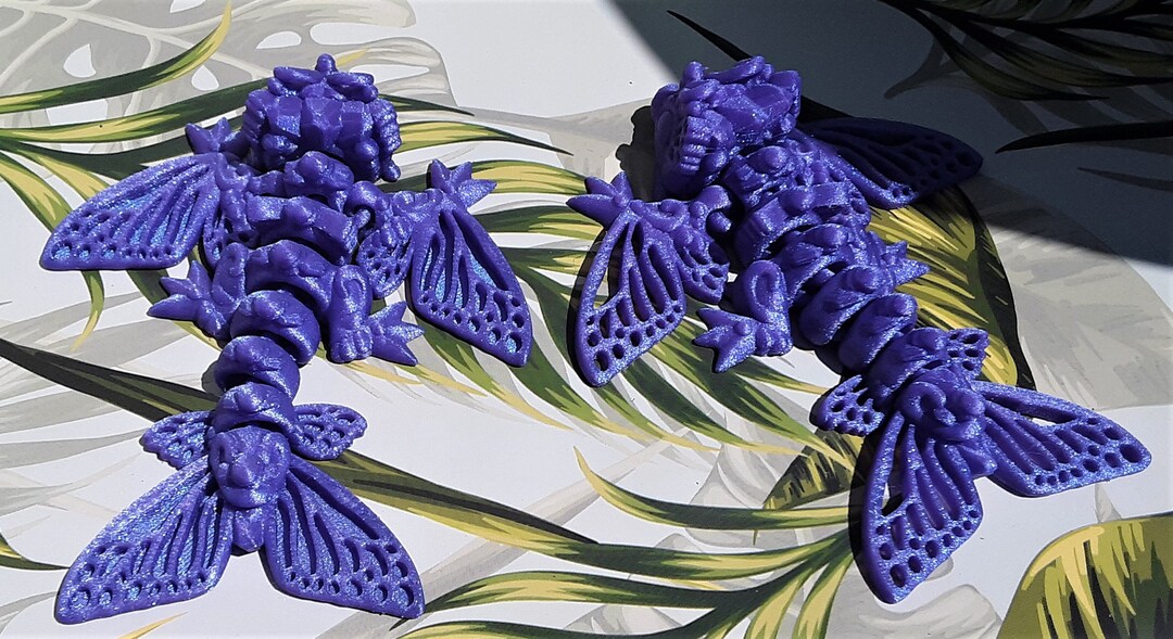 3D Printed Cinderwing Butterfly Wyvern/custom Order - Etsy