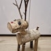 Hand Made Wooden Log Reindeer - Etsy