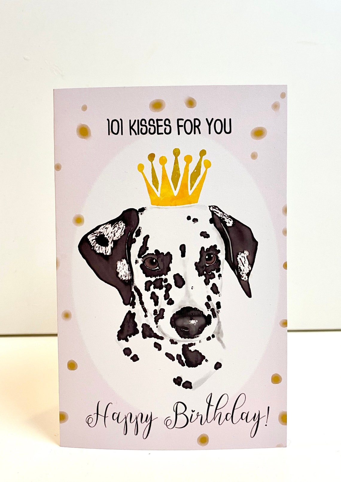 Greeting Card Birthday Card Dalmatians Dalmatian Birthday 18.2x11.7 Cm ...