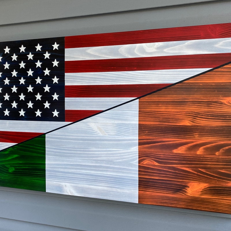 Wood Irish Flag - Etsy