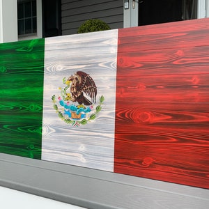 Wooden Mexican Flag - Etsy