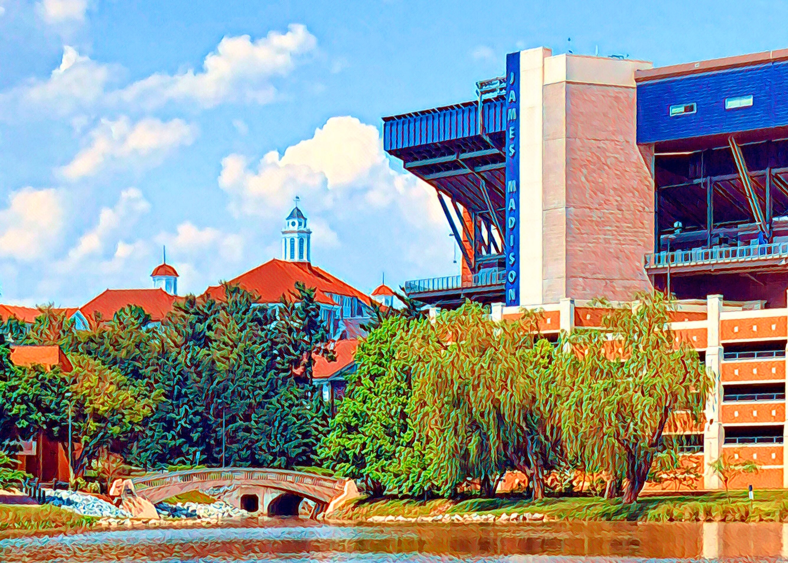 Bridgeforth Stadium JMU Football - Etsy