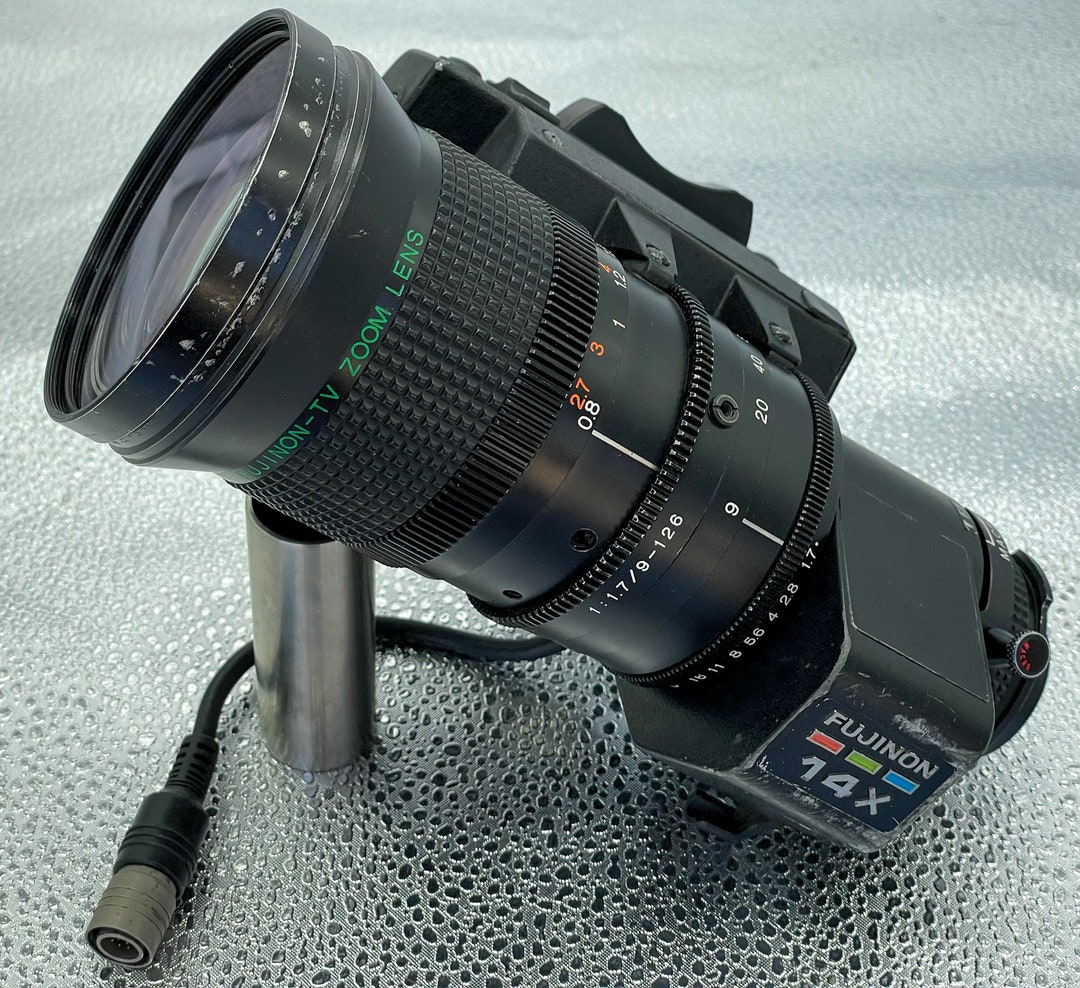 Fujinon ENG Video Television 9-126mm T1.7 Vintage Zoom Lens W/built in ...